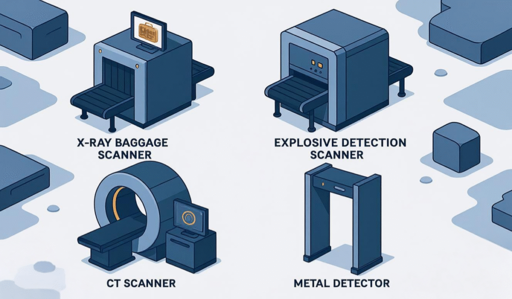 Types of Baggage Scanners In India - X-ray Baggage Scanner